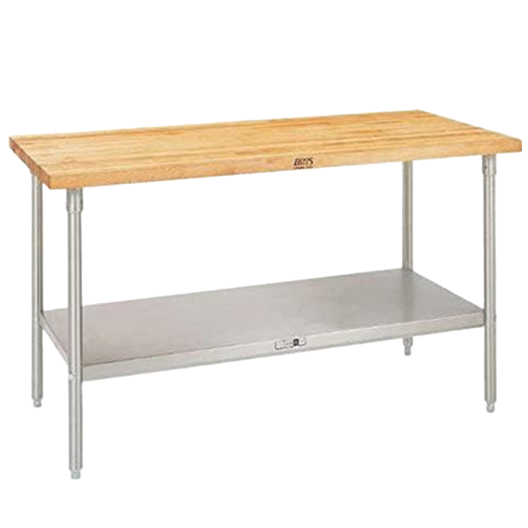 Wood Top Work Tables, Kitchen Islands, & Butcher Blocks — Nella Online