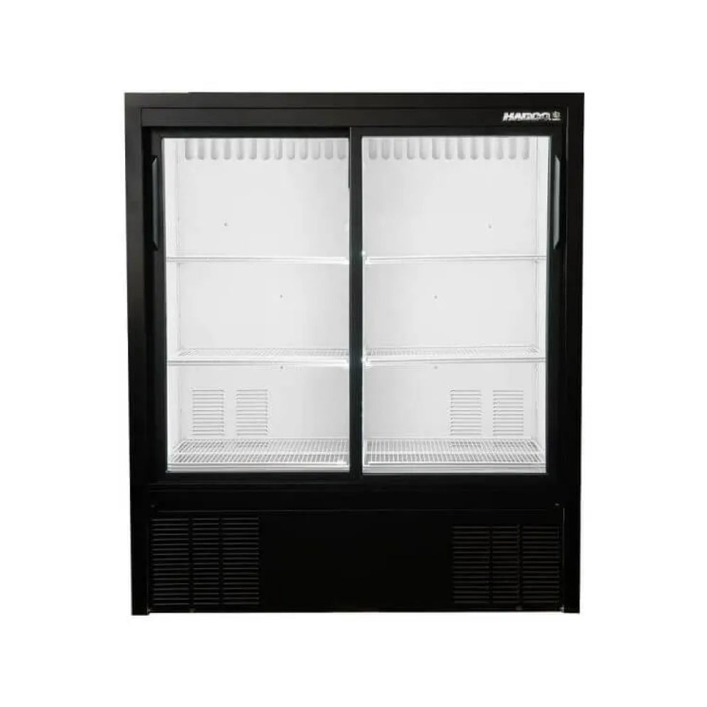 Habco ESM14SL54HC 47" 6-Shelf Double Sliding Door Merchandising Refrig ...