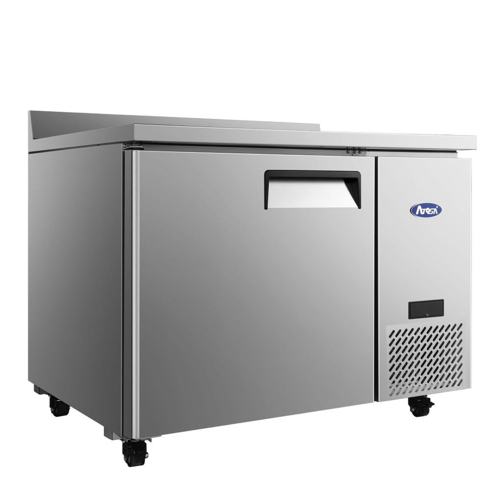 Atosa MGF44GR 44" Side Mount Solid Door Worktop Refrigerator - 9.7 Cu ...