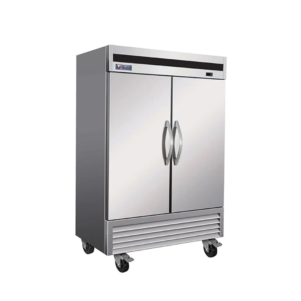 Ikon IB54R 54" Bottom Mount Solid 2-Door Reach-In Refrigerator — Nella ...