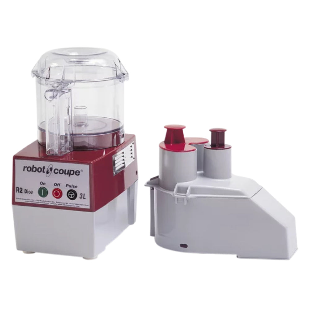 Robot Coupe R2 Dice 3 Qt. Grey Composite Bowl Single Speed Combination ...