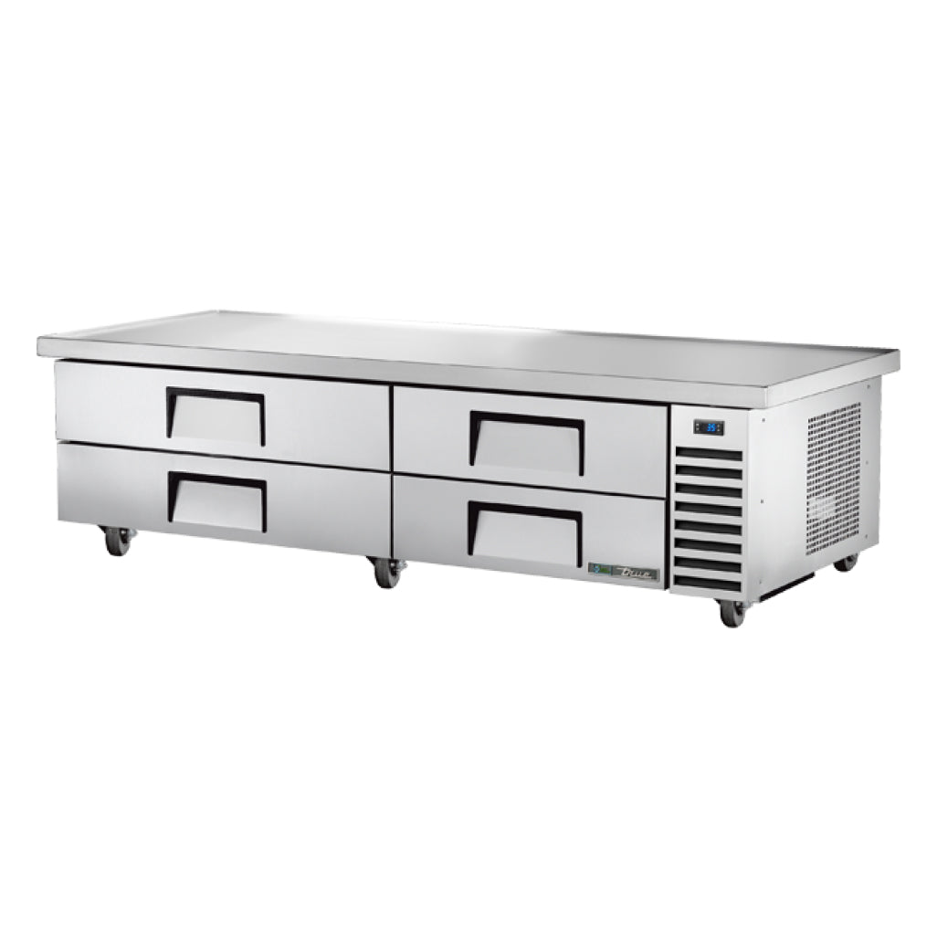 True TRCB-82-86-HC 86" 4-Drawer Refrigerated Chef Base — Nella Online