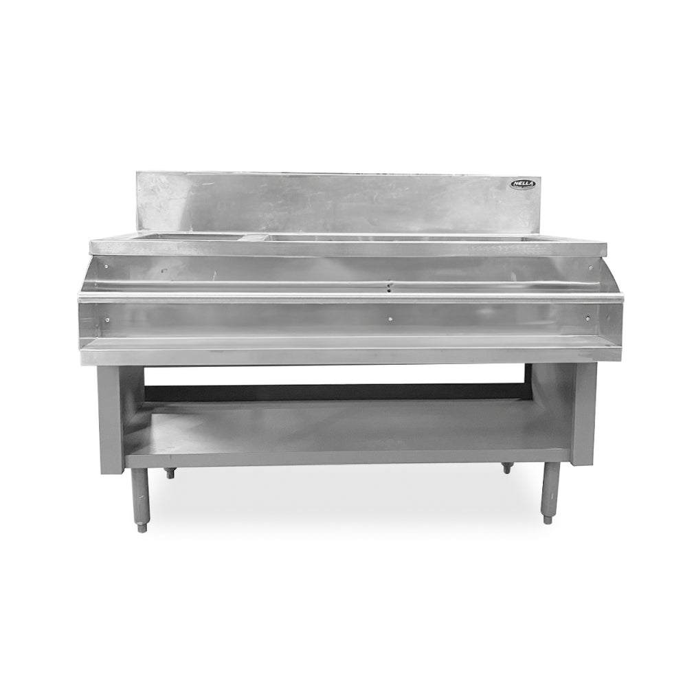 Nella 48" Cocktail Sink with Bar Rail - 48COCKTAIL — Nella Online