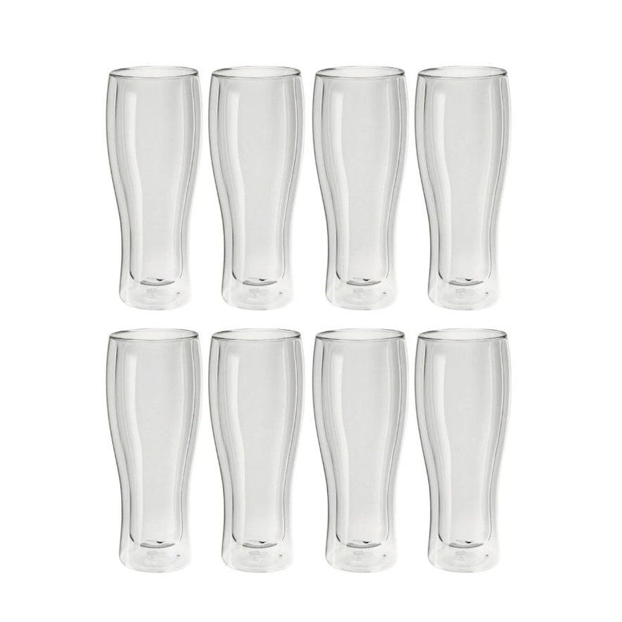 Zwilling Sorrento 8-Piece Double-Wall Beer Glass Set - 39500-318 — Nella Online