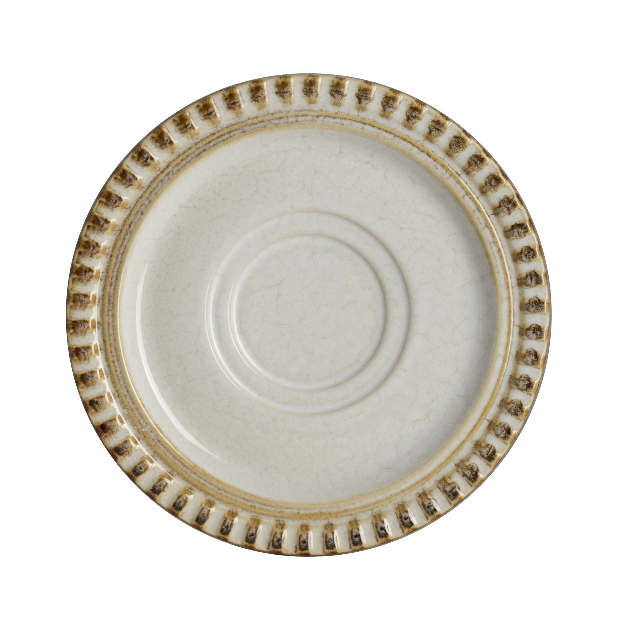 Steelite Robert Gordon 6.5" Porcelain Double Well Saucer - 24/Case - 6 ...