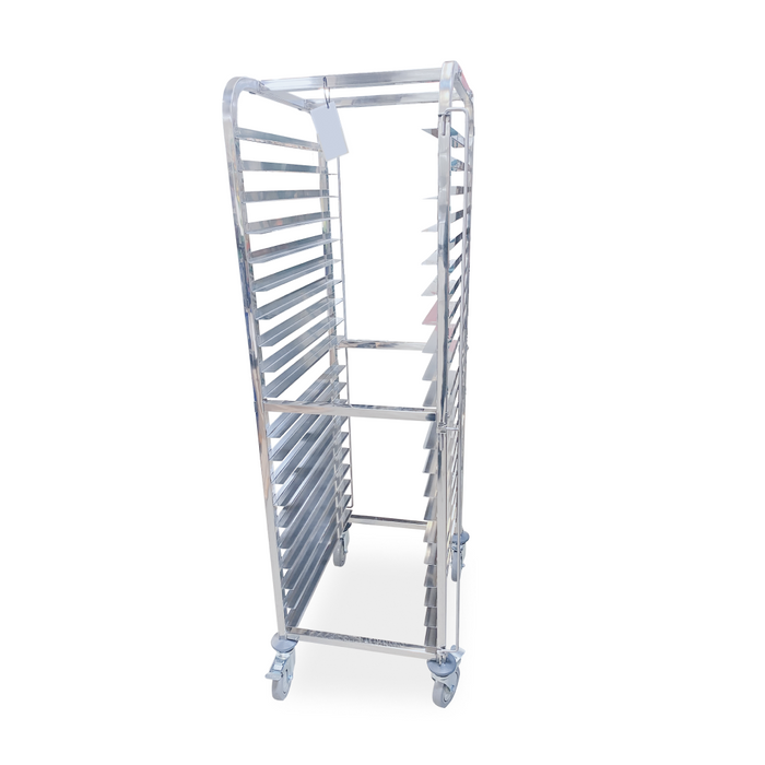 Nella 20-Tier Stainless Steel Pan Rack / Bun Tray Rack With Locking ...