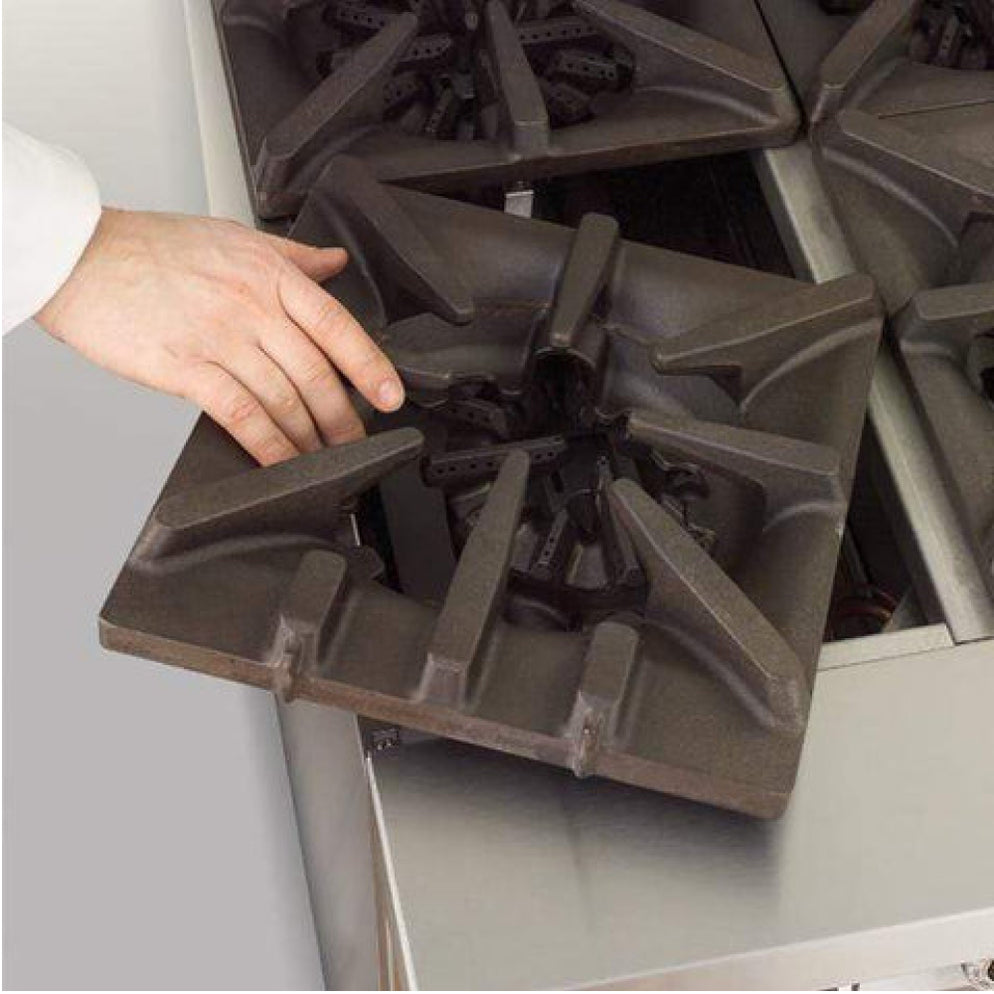 Garland G36-6R 36" Natural Gas 6-Burner With Standard Oven - 236,000 B ...