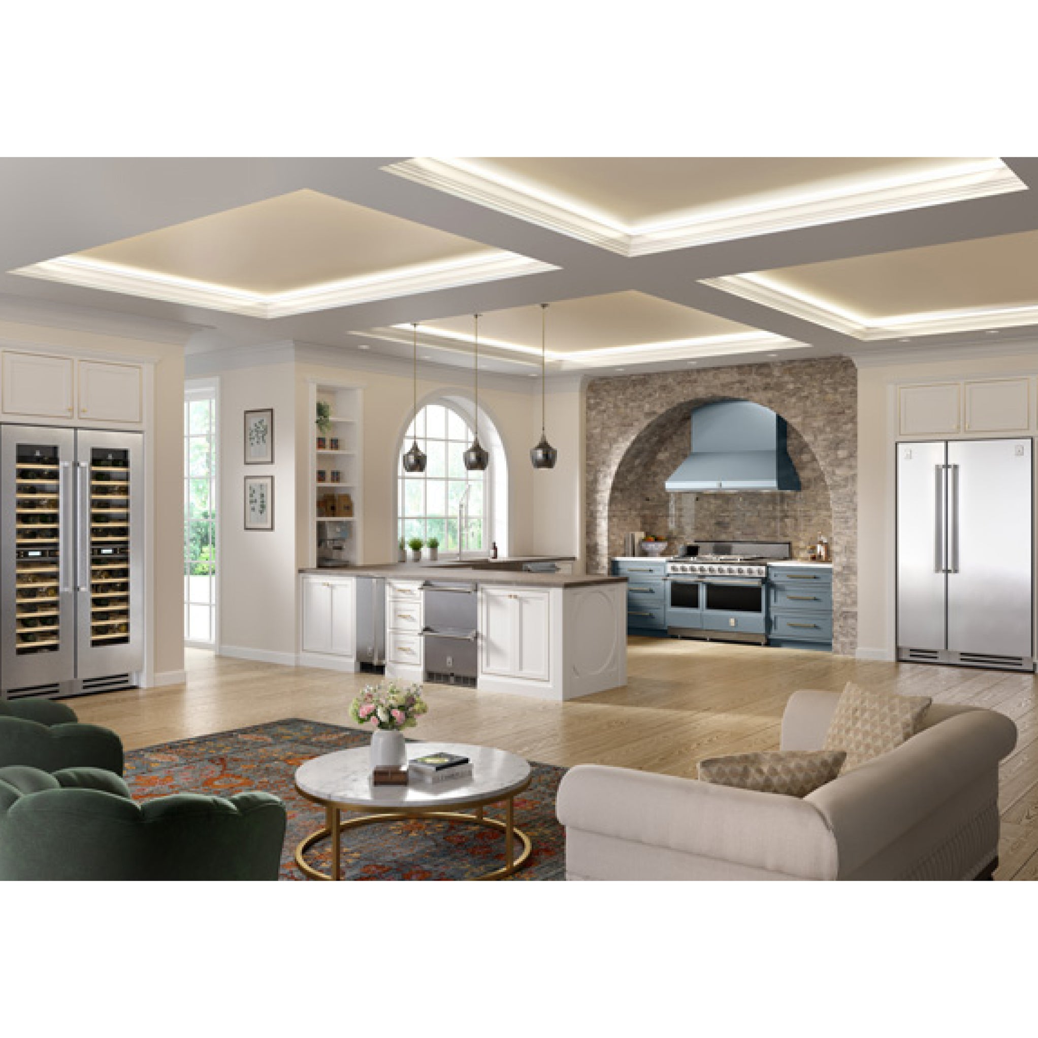 Hestan KRG484GD-NG 48" Natural Gas 4-Burner Range With 24" Griddle - 1 ...