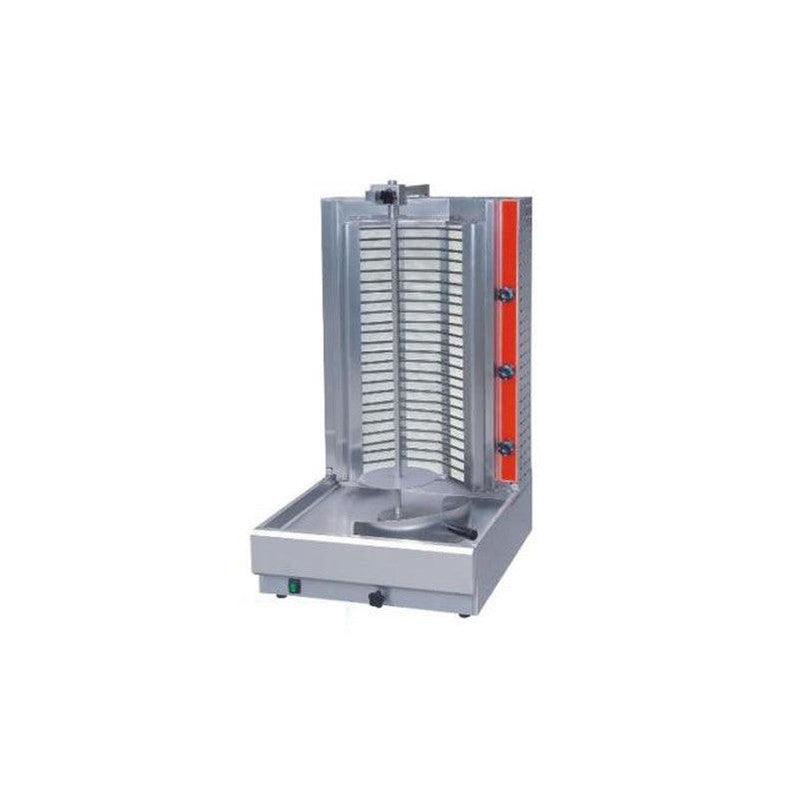 Potis GD4 154 Lb. Natural Gas 4-Burner Vertical Doner Kebab Machine ...