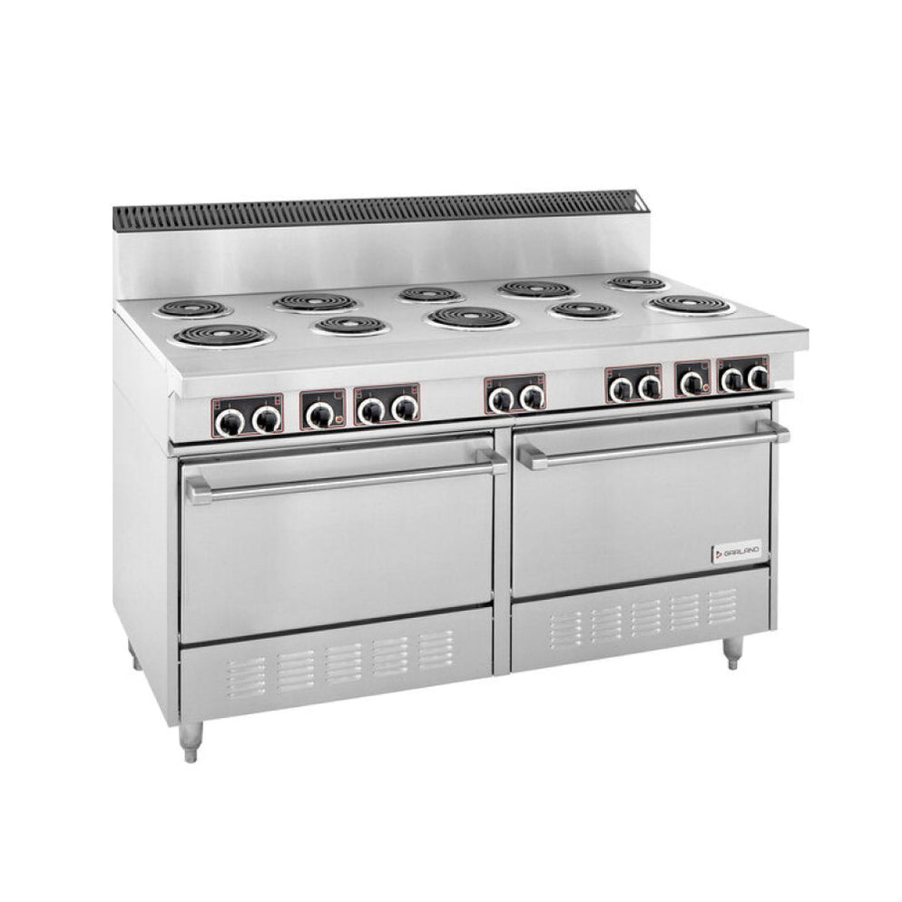 Garland SS684 Sentry Series 60" Electric Round Sealed 10-Burner Range ...