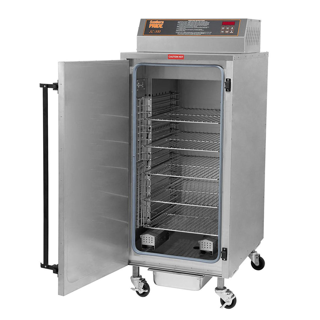 Southern Pride SC-300 Electric Woodchip Burning Stationary Rack Smoker ...