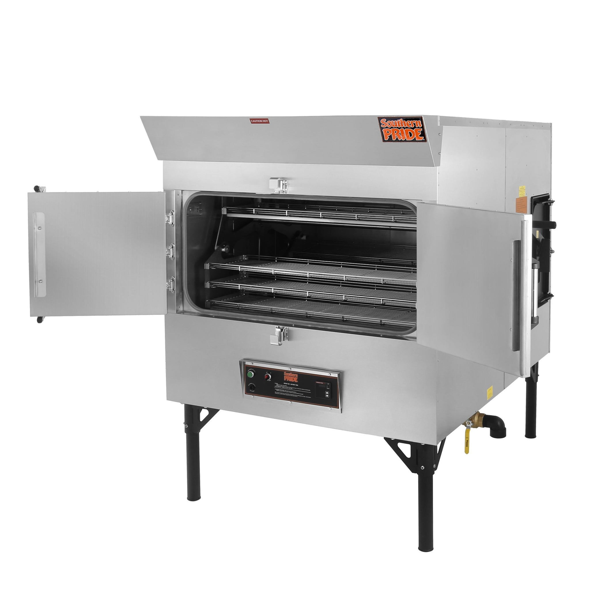 Southern Pride SPK-500 Gas Fired Wood‐Burning Rotisserie Smoker - 120V ...