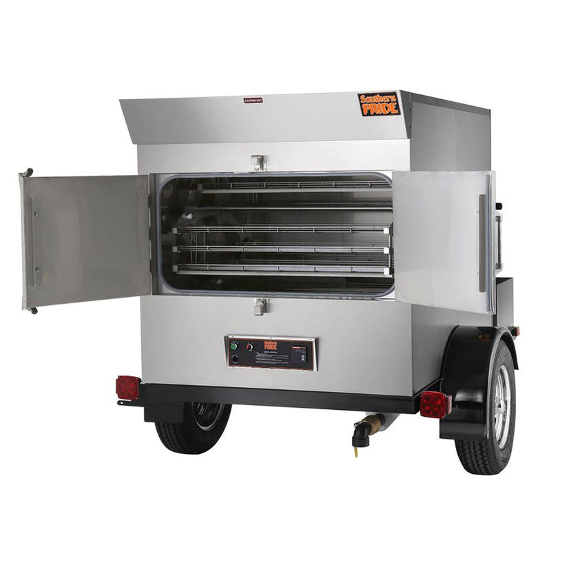 Southern Pride SPK-500 Gas Fired Wood‐Burning Rotisserie Smoker - 120V ...