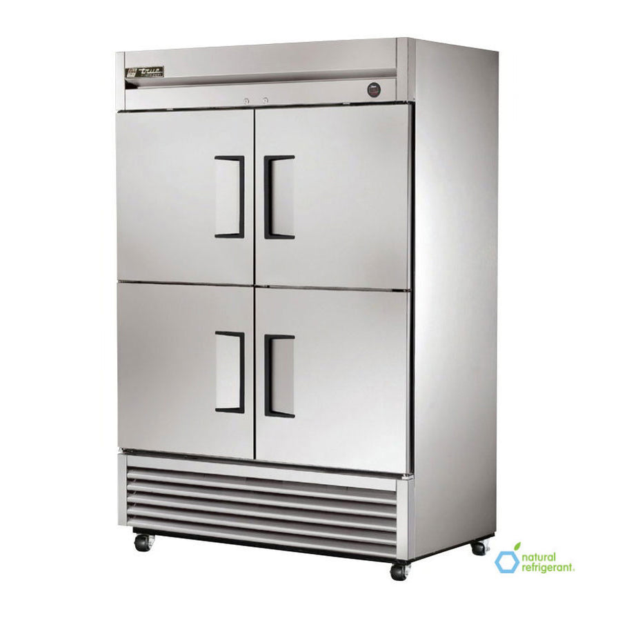 True T-49F-4-HC 54" Solid Half Swing 4-Door Reach-In Freezer — Nella Online