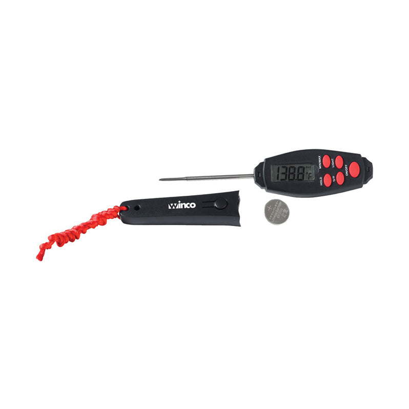 Winco TMT-DG5 2.8” Probe Instant Read Digital Thermometer - Black ...