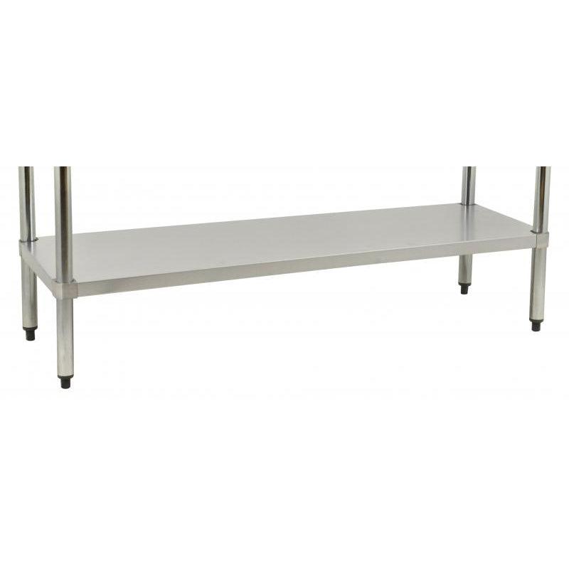 Nella 24" x 72" Stainless Steel Under-shelf for Standard Work Table ...