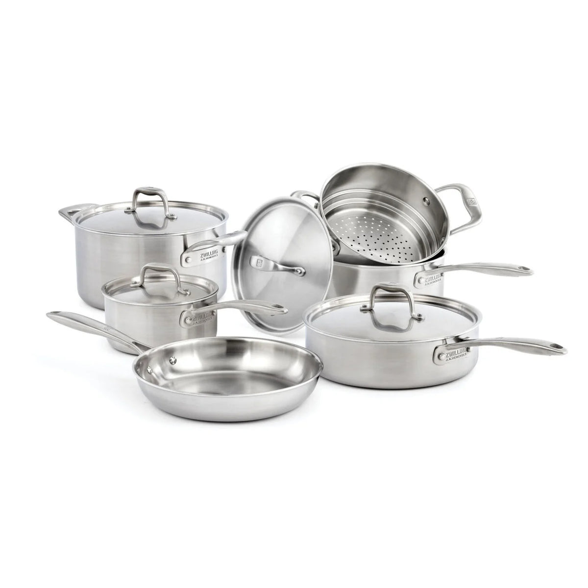 Zwilling SOL II 10-Piece Stainless Steel Cookware Set — Nella Online