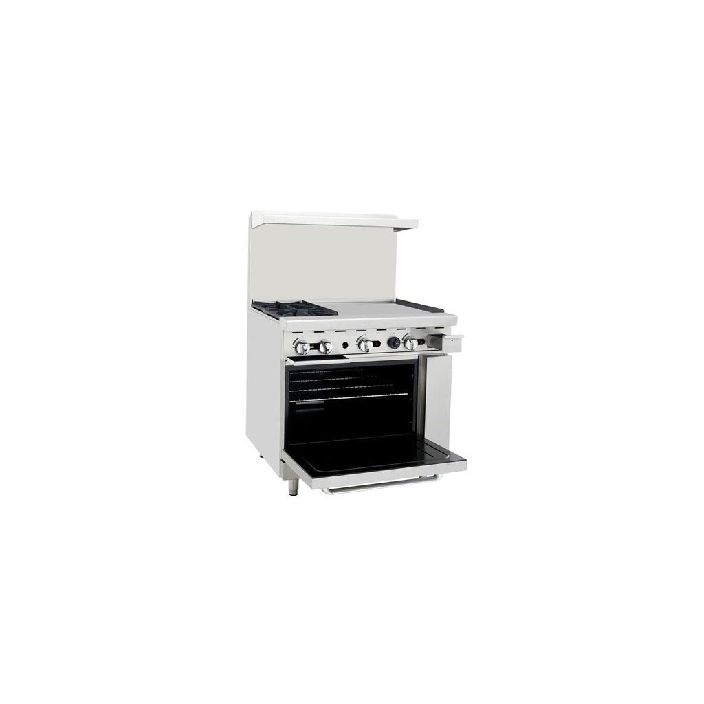 Garland X24-4L Sunfire 24" Natural Gas 4-Burner Restaurant Range With ...