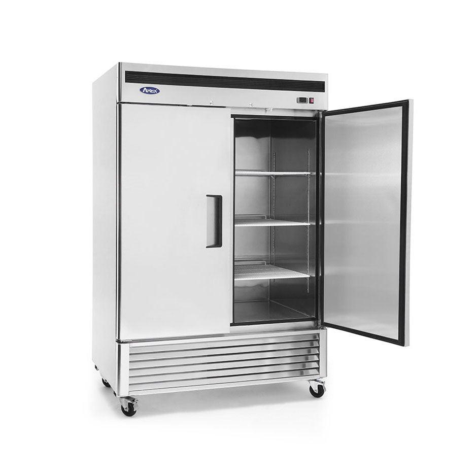 Atosa MBF8503 54" Bottom Mount Solid 2-Door Reach-In Freezer - 44.77 C — Nella Online