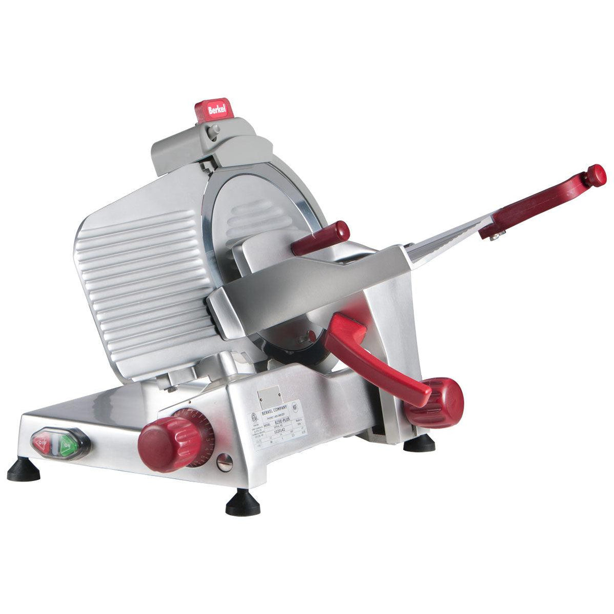 Berkel 825E-PLUS 10" Manual Gravity-Feed Meat Slicer - 0.25 hp — Nella ...
