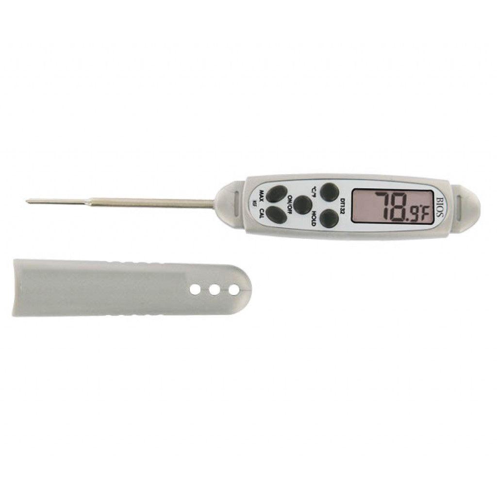 Winco TMT-DG1 4.75” Probe Digital Instant Read Thermometer - Black ...