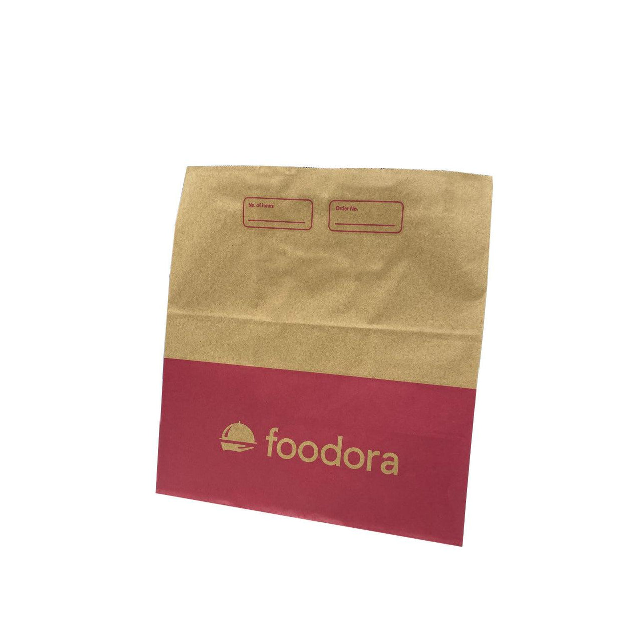 Foodora 11" x 6.5" x 11.5" Paper Bag - 300/Case — Nella Online
