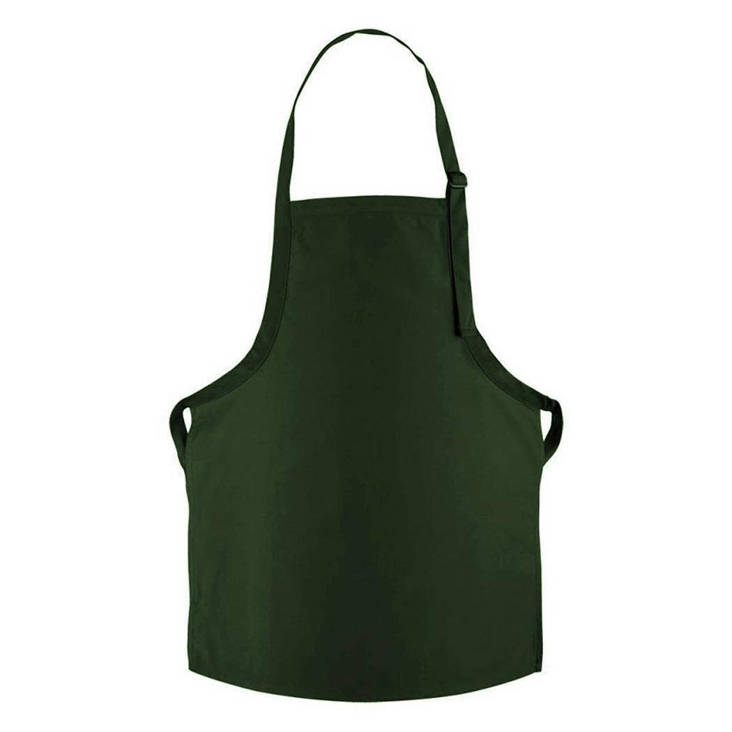 Johnson-Rose Full Coverage Forest Green Bib Apron - 30973 — Nella Online