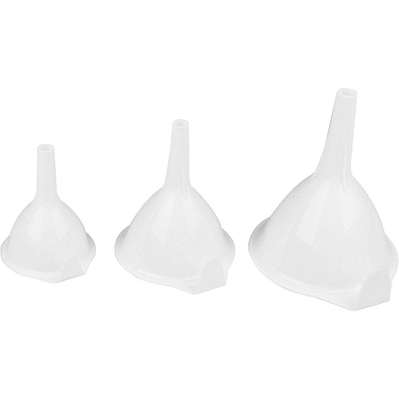 Fox Run 5299 3-Piece Plastic Funnel Set - White — Nella Online