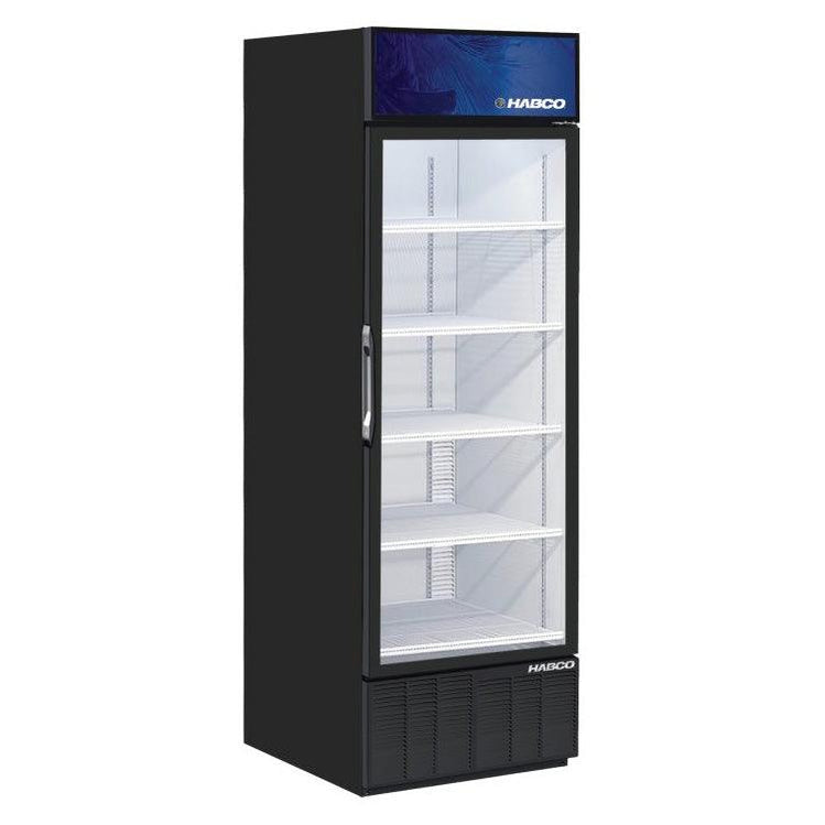 Habco ESM18HC 24" 5-Shelf Single Glass Door Refrigerated Merchandiser ...