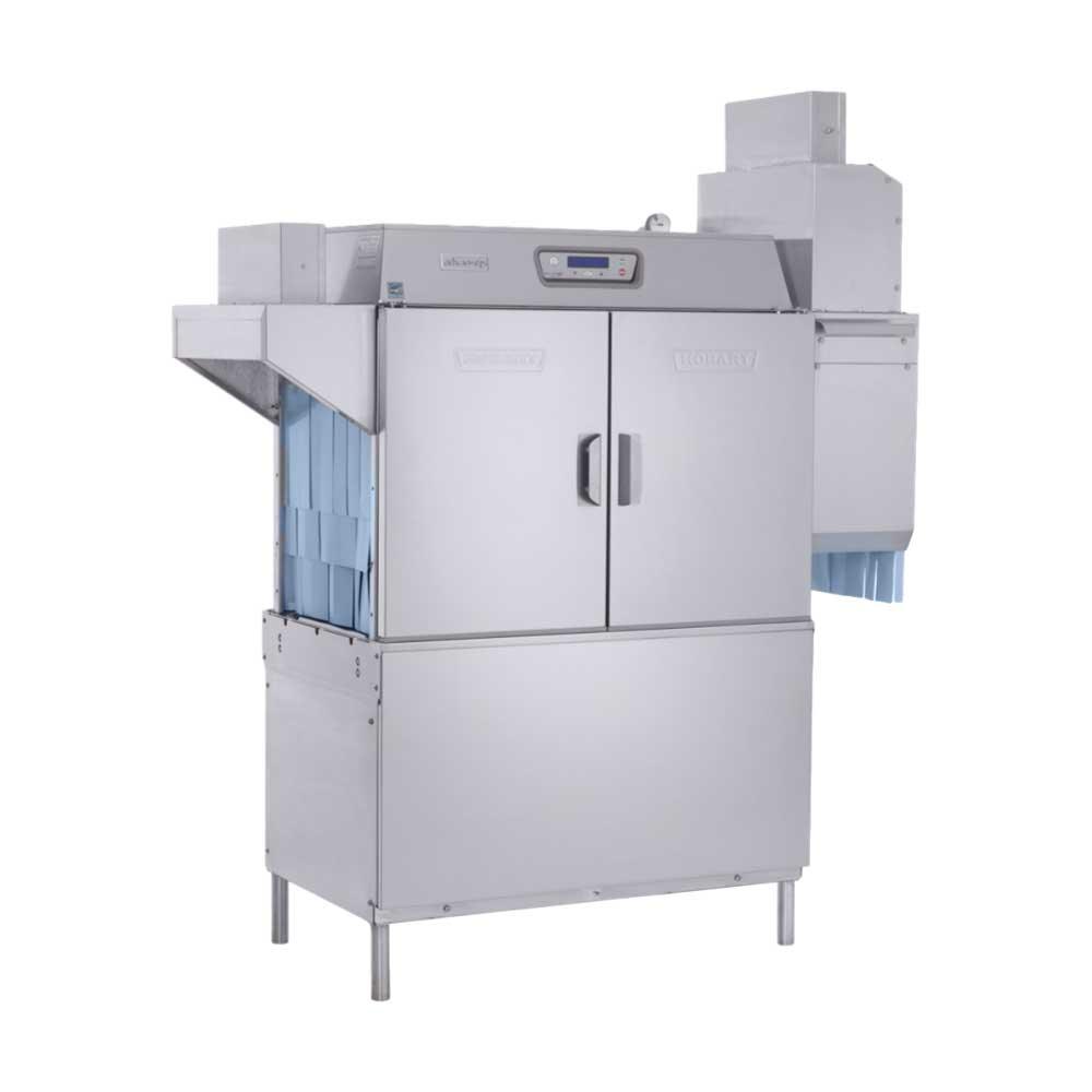 Hobart CL44eR Single Tank Conveyor Dishwashing Machine - 202 Racks/Hou ...