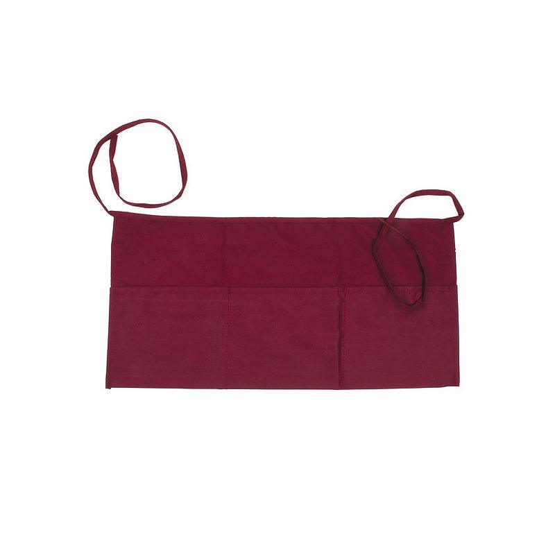 Update International Burgundy Three-Pocket Change Apron - JRWAP-BU ...