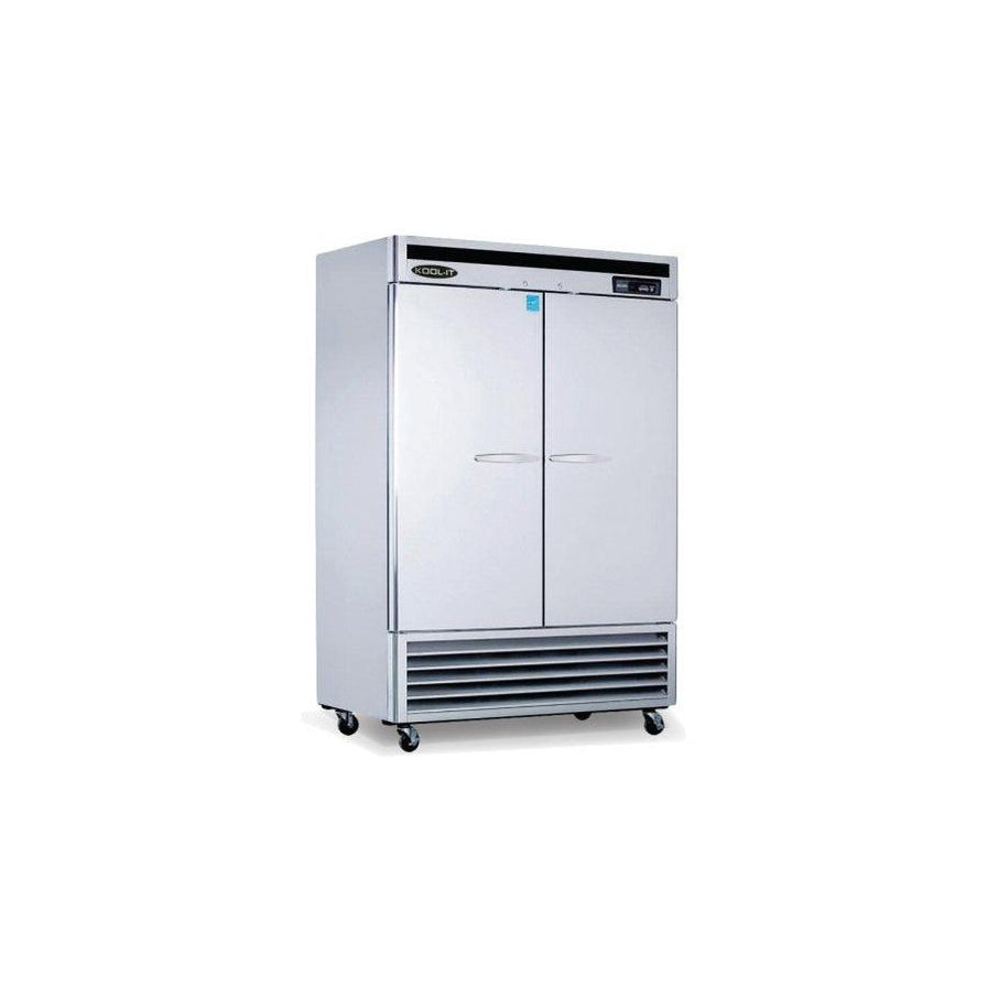 Kool-It KBSF-2 53" Bottom Mount Solid 2-Door Reach-In Freezer — Nella Online