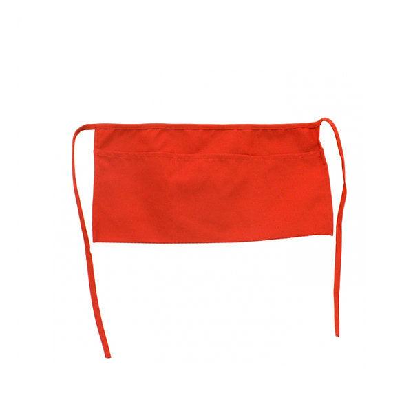 Magnum Scarlet Red Three-Pocket Change Apron - 30978 — Nella Online