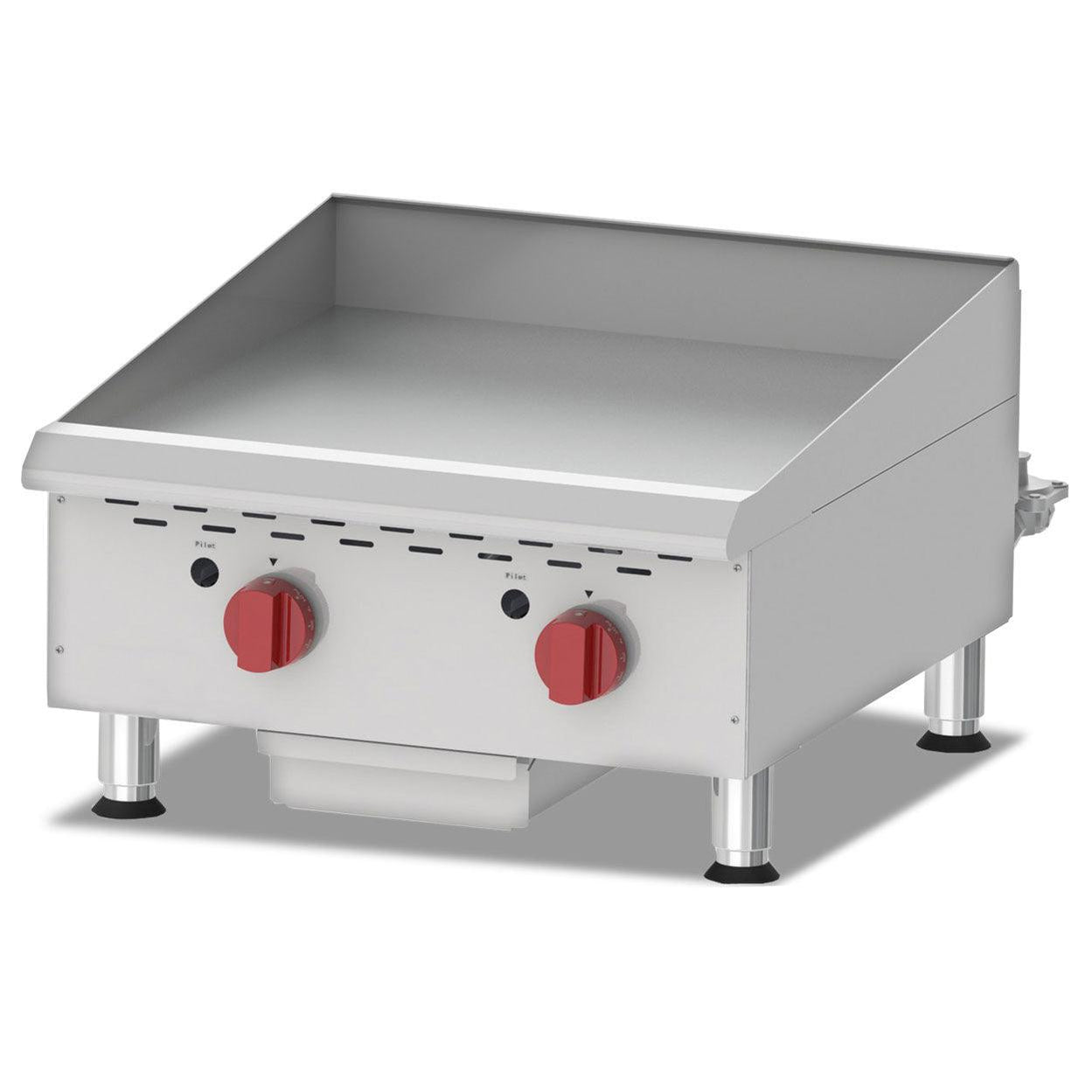 Vulcan VCRG36-M Restaurant Series Countertop 36” Manual Gas Griddle ...