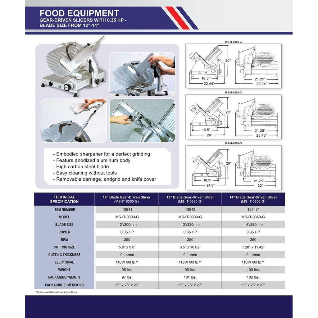 Treif Puma 700 FB Automatic Horizontal Meat Slicer — Nella Online