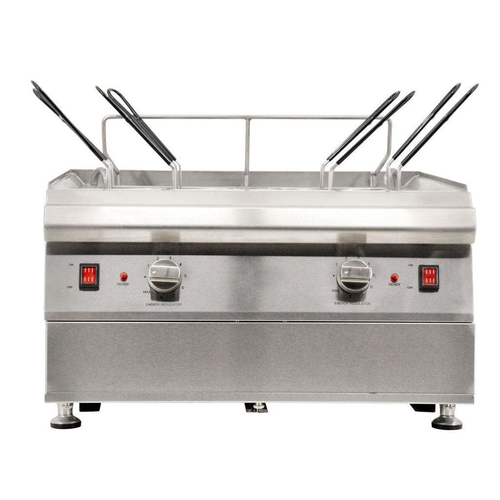 Nella 80L E98 Electric Commercial Pasta Cooker - 220V / 3 Ph — Nella Online