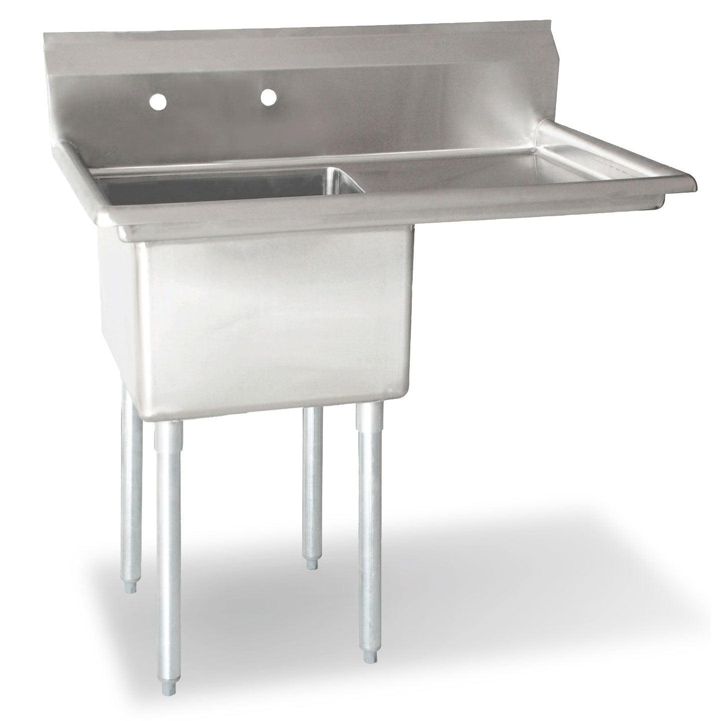 Nella 18" Stainless Steel Hand Sink with Knee Valve - 14" x 10" x 5" B ...