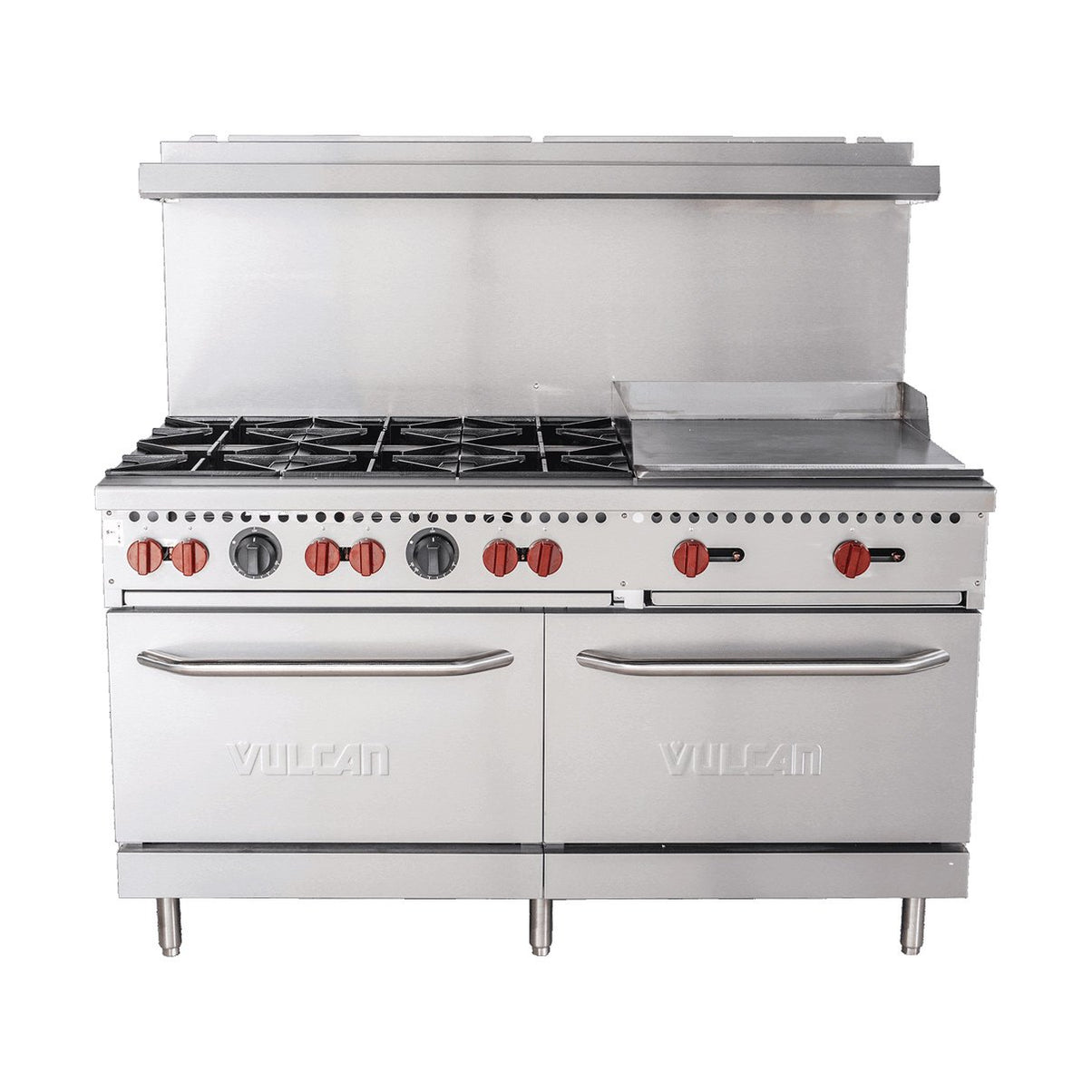 Vulcan SX60F-6B24GP SX Series 60" Liquid Propane 6-Burner Range With 2 ...