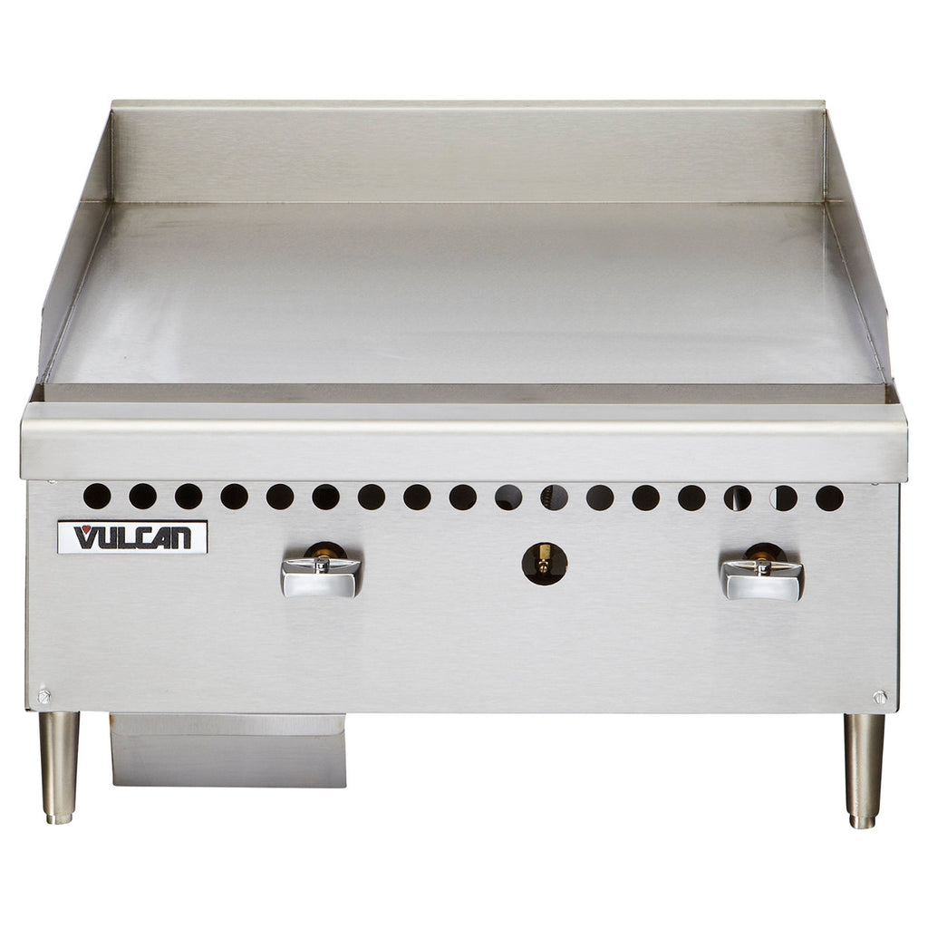 Vulcan VCRG36-M Restaurant Series Countertop 36” Manual Gas Griddle ...